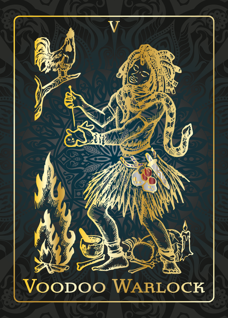 Hierophant (Voodoo Warlock) - Alainn Tarot